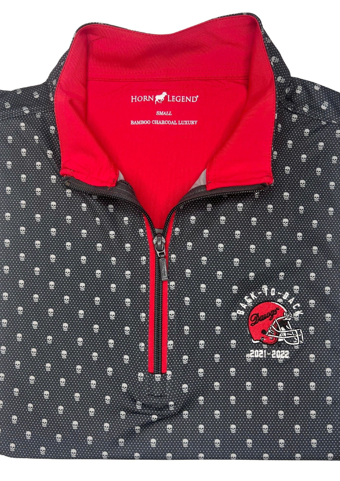 DAWGS BACK-TO-BACK SKULL & DOT 1/4 ZIP – Christopher Mobley